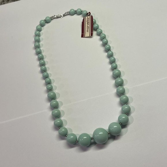 Marvella | Jewelry | Vintage Signed Marvella Nwt Mint Bead Silver Tone ...